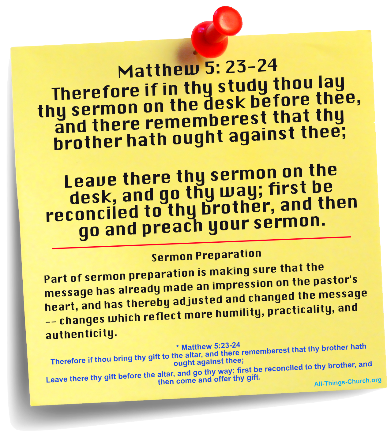 Pulpit Lessons: #1 – All Things Church